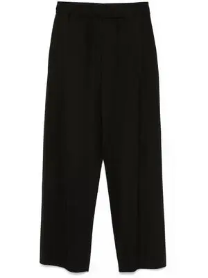 MERCI Elasticated-waist Trousers - Black