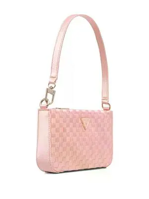 Guess Logo-plaque Shoulder Bag - Pink
