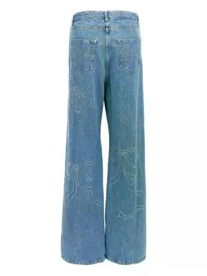 Mach & Mach Crystal-embellished Jeans