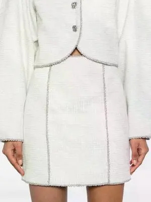 ROTATE BY BIRGER CHRISTENSEN Bouclé Mini Skirt