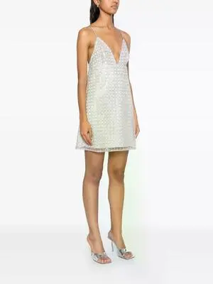 ROTATE BY BIRGER CHRISTENSEN Beaded A-line Mini Dress