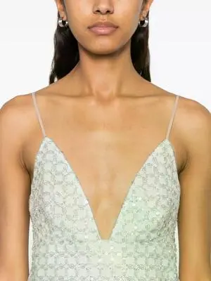 ROTATE BY BIRGER CHRISTENSEN Beaded A-line Mini Dress
