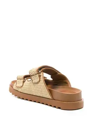 Guess Raffia Detail Sandals