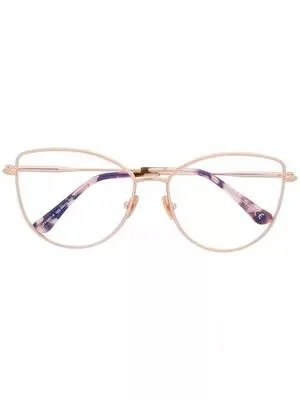 TOM FORD Cat-eye Frame Glasses - Brown