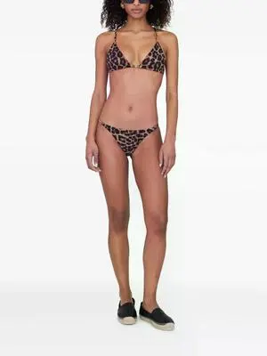 ANINE BING Leopard-print Bikini Bottom