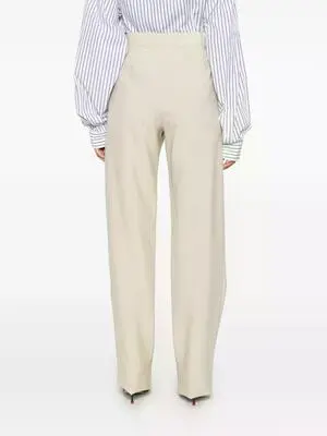 Saint Laurent Wool Trousers - Neutrals