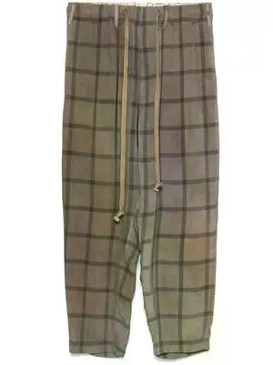 UMA WANG Pigiama Trousers - Brown
