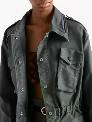 Prada Cotton Safari Jacket - Grey