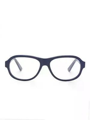 Marni Round-frame Glasses - Blue