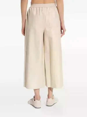 Loewe Cropped Leather Trousers