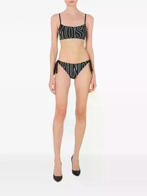 Moschino Rubber Logo Bikini Bottoms