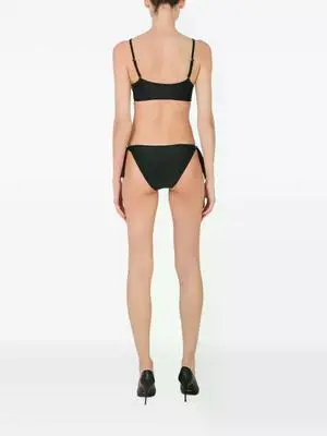 Moschino Rubber Logo Bikini Bottoms