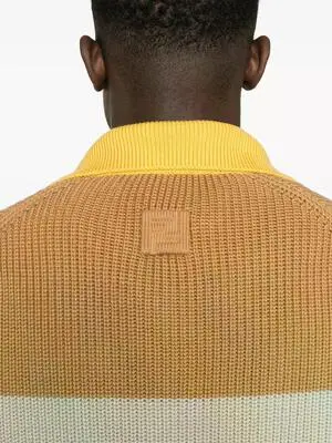 Fendi Striped Polo Shirt - Brown