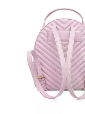 Pinko Leather Backpack - Pink