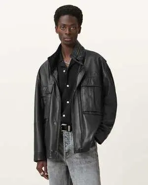 ALLSAINTS Halton Leather Jacket