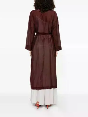 FORTE_FORTE Fringed-detailing Coat