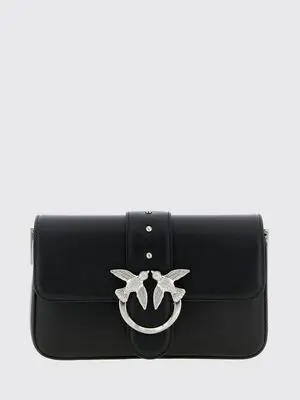Pinko Mini Bag With Clasp Detail - Black