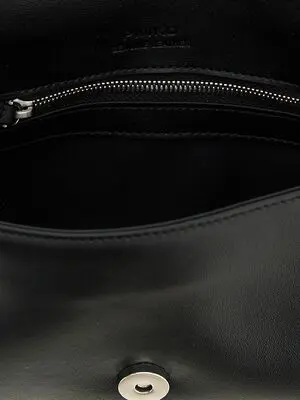 Pinko Mini Bag With Clasp Detail - Black