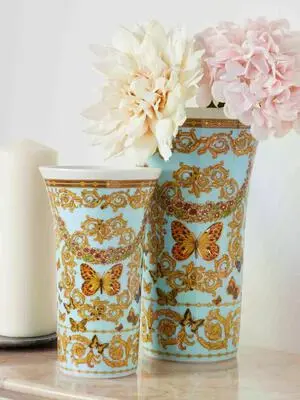Versace Le Jardin De Porcelain Vase