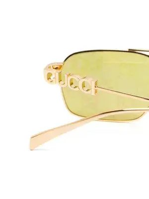 Gucci Navigator-frame Sunglasses
