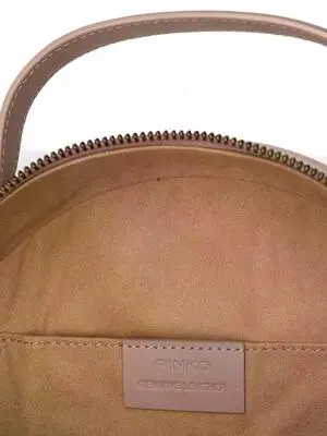 Pinko Leather Backpack - Neutrals