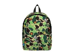 A BATHING APE Abc Milo All Friends Medium Backpack Ss25 - Green
