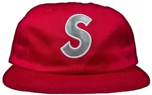 Supreme 3m Reflective S Logo 6-panel Cap - Red