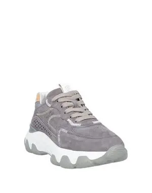 Hogan Soft Leather Sneakers - Grey