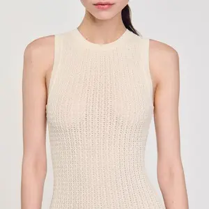 Sandro Mini Knit Ruffle Dress