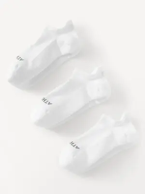Athleta High Performance Ankle Sock 3-pack - Bright White