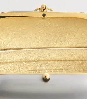 Jeffrey Levinson Elina Oval Clutch - White