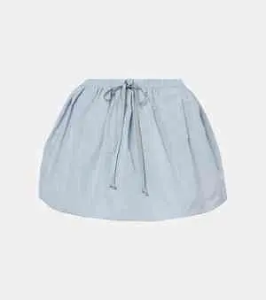PATOU Faille Miniskirt