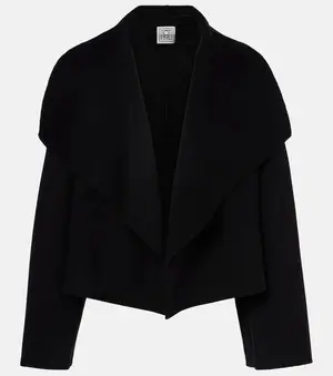 TOTEME Signature Cropped Wool Double Jacket