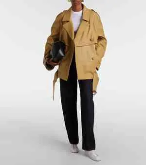 TOTEME Oversized Leather Jacket