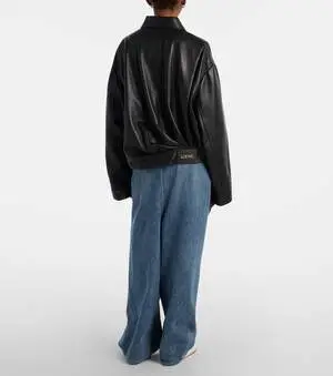 Loewe Leather Jacket - Black