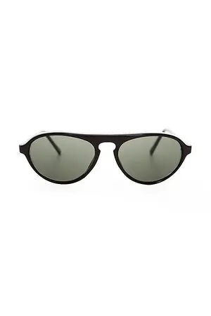 SUNGLASS MUSEUM Vintage Bullitt Sunglasses - Black