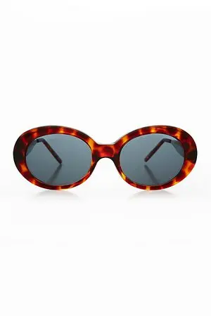 SUNGLASS MUSEUM Vintage Silva Sunglasses Selected By - Tortoise/gray Lens