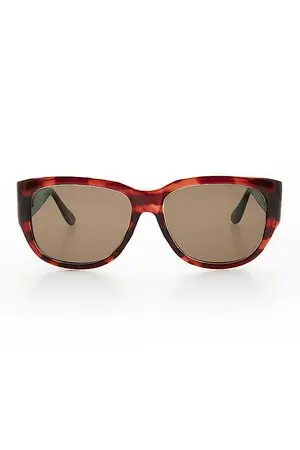 SUNGLASS MUSEUM Vintage Anna Sunglasses - Brown/brown Lens