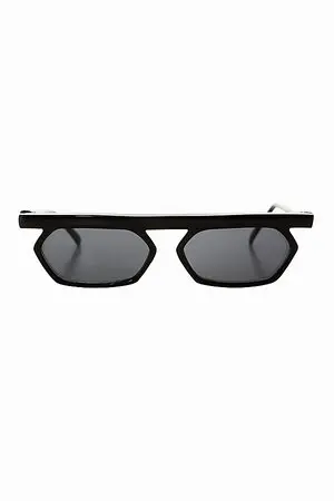 SUNGLASS MUSEUM Vintage Lestor Sunglasses - Black