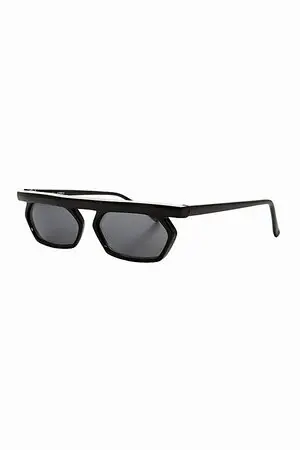 SUNGLASS MUSEUM Vintage Lestor Sunglasses - Black