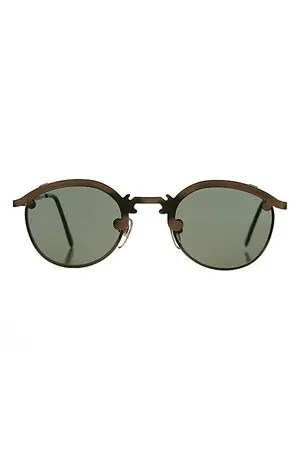 SUNGLASS MUSEUM Vintage Rimless Sunglasses - Bronze