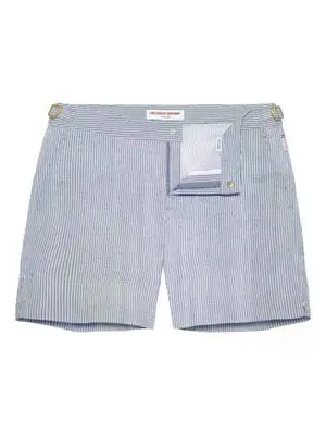 Orlebar Brown Blue White Stripe Shorts