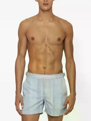 Orlebar Brown Bulldog Striped Swim Shorts - Blue