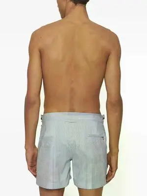Orlebar Brown Bulldog Striped Swim Shorts - Blue
