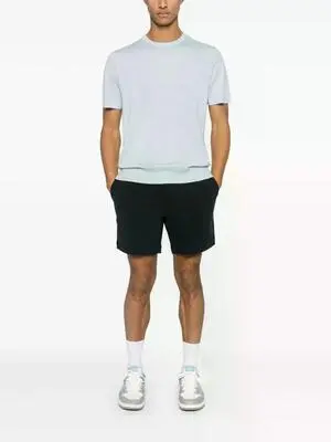 Vince Fine-knit T-shirt - Blue