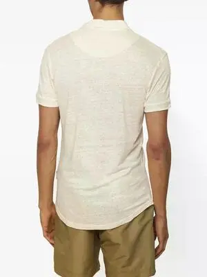 Orlebar Brown Sebastian Linen Polo Shirt
