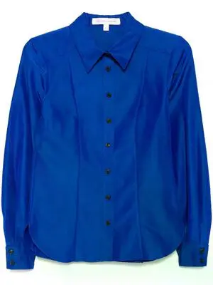 Carolina Herrera Taffeta Shirt - Blue
