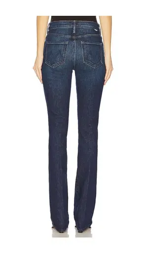MOTHER The Mid Rise Smokin' Double Heel Jeans - Blue
