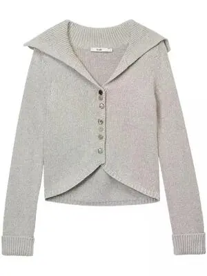 B+AB Wide-lapel Cardigan