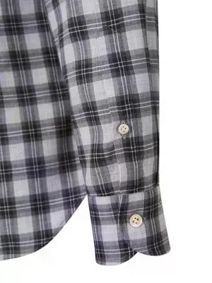 VINCENZO DI RUGGIERO Plaid-pattern Shirt